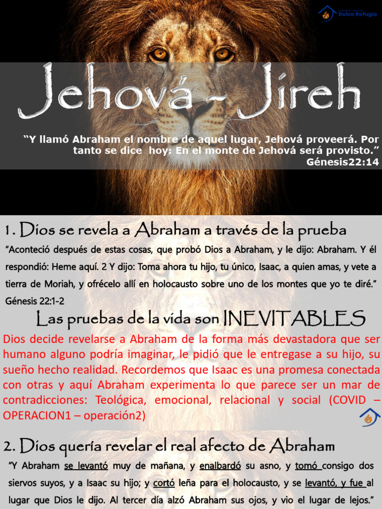 Jehová Jireh - Tablet | PDF | Abrahán | Dios