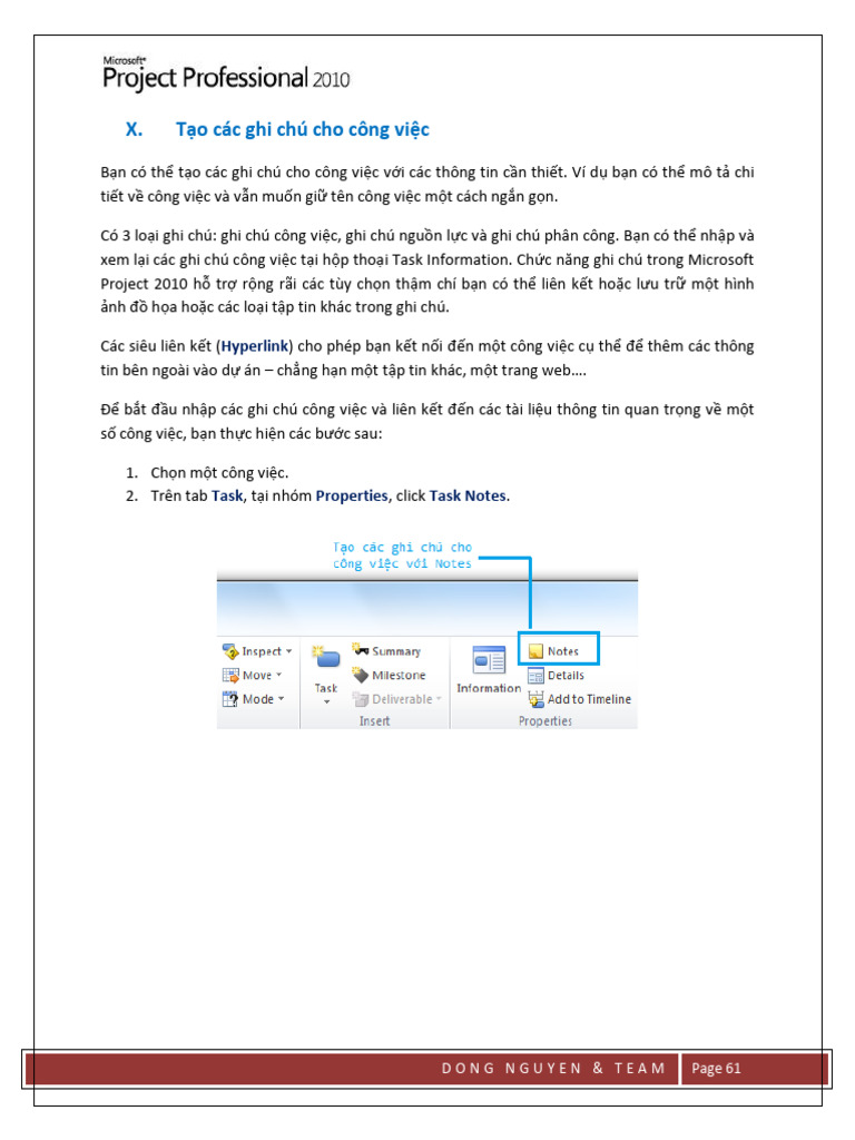 6.huong Dan Su Dung Microsoft Project 2010 Trang 7 | PDF