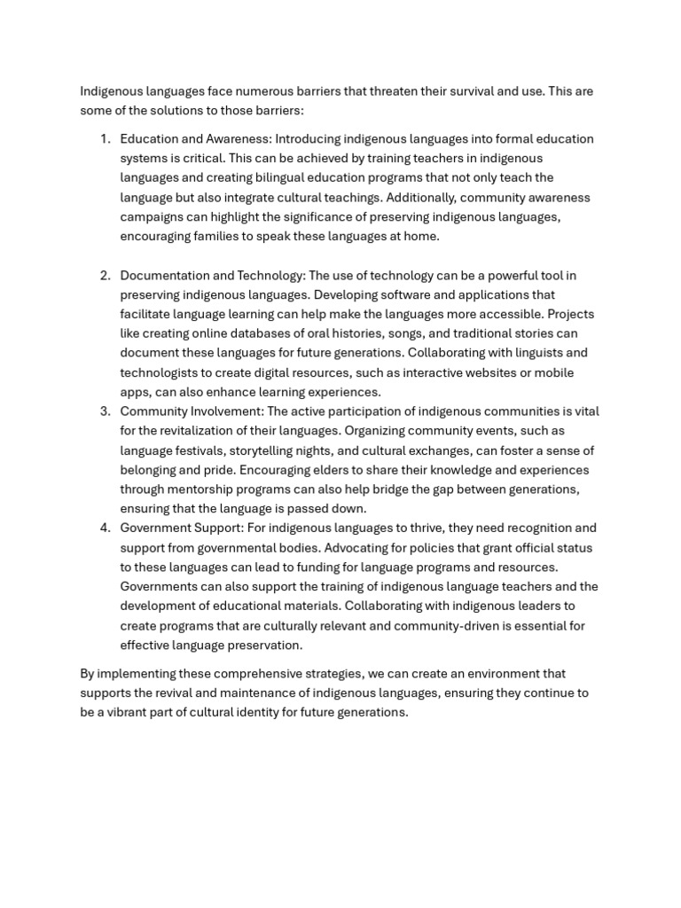 Indigenous Languages PDF | PDF