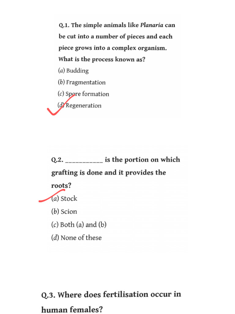 How Do Organisms Reproduce Answer Key | PDF