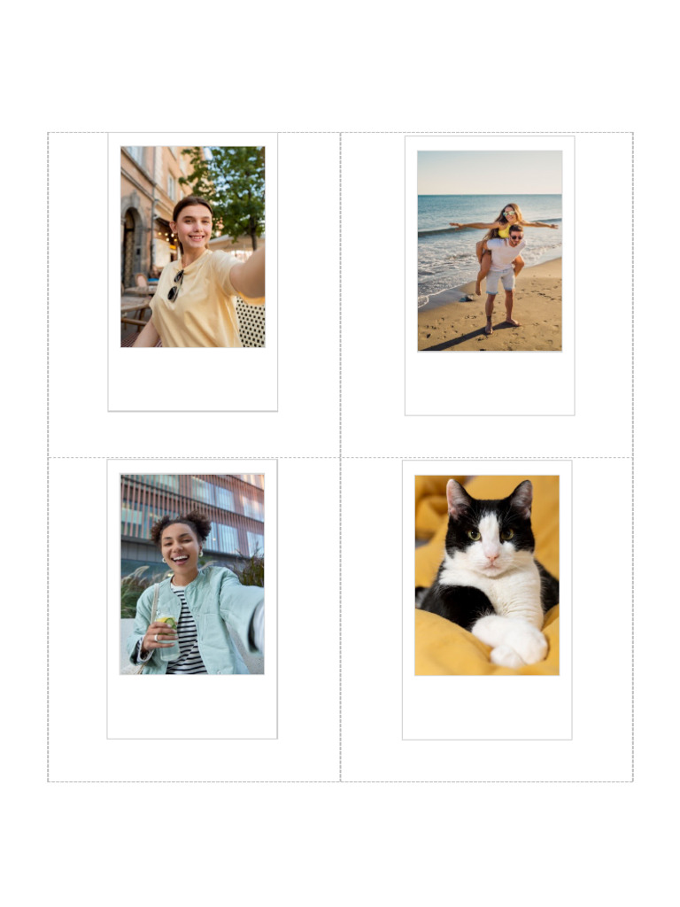 Plantilla para Imprimir Fotos Tipo Polaroid | PDF