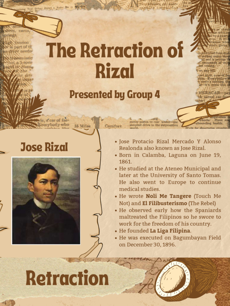 Retraction of Rizal | PDF