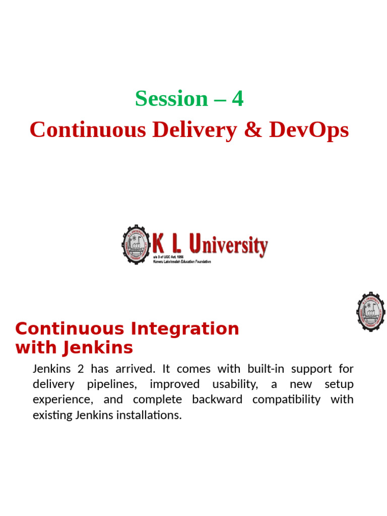 Jenkins CI Installation and Configuration Guide | PDF | Software ...