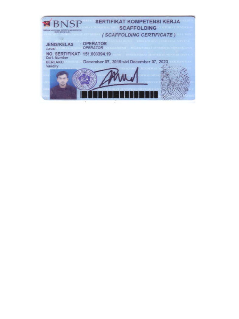 Sertifkat Krisma | PDF