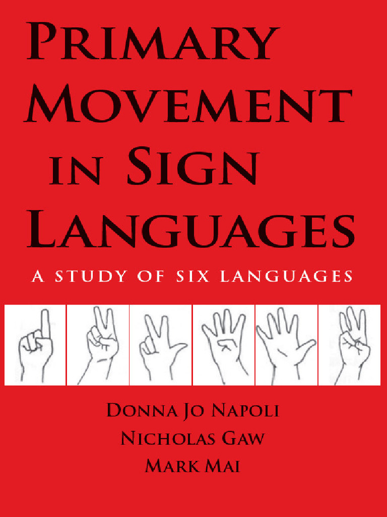 Primary movement in sign languages _ a study of six languages | PDF ...