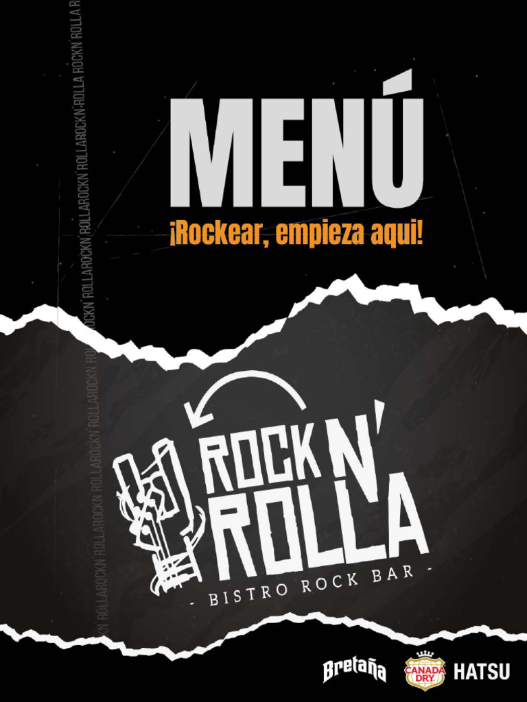 Menu Rock N Rolla | PDF