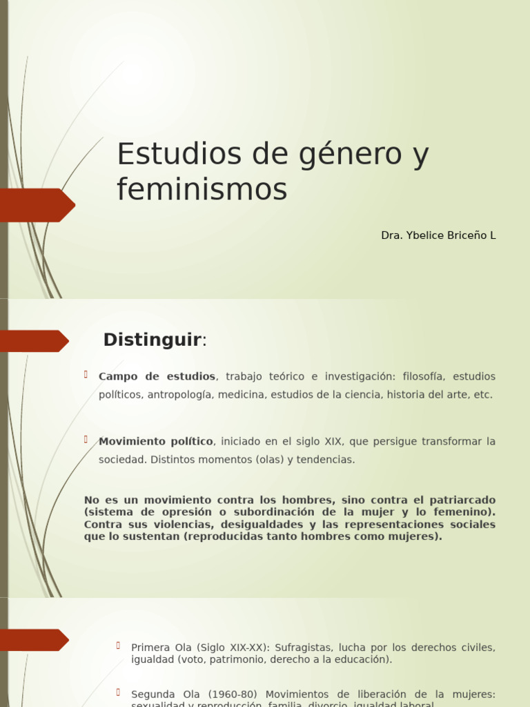 Feminismo y Género | PDF | Estudios de género | Feminismo