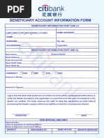 Bank Information Form | PDF