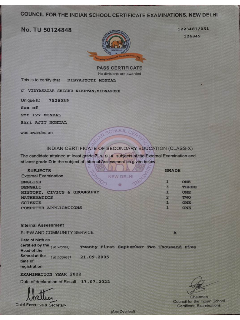 ClassXCertificate Compressed | PDF