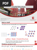 Crystal Structure Parameters Explained | PDF | Crystal Structure | Crystallography