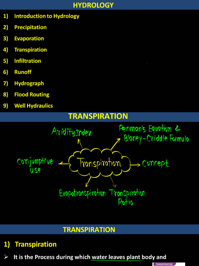 Transpiration Complete | PDF