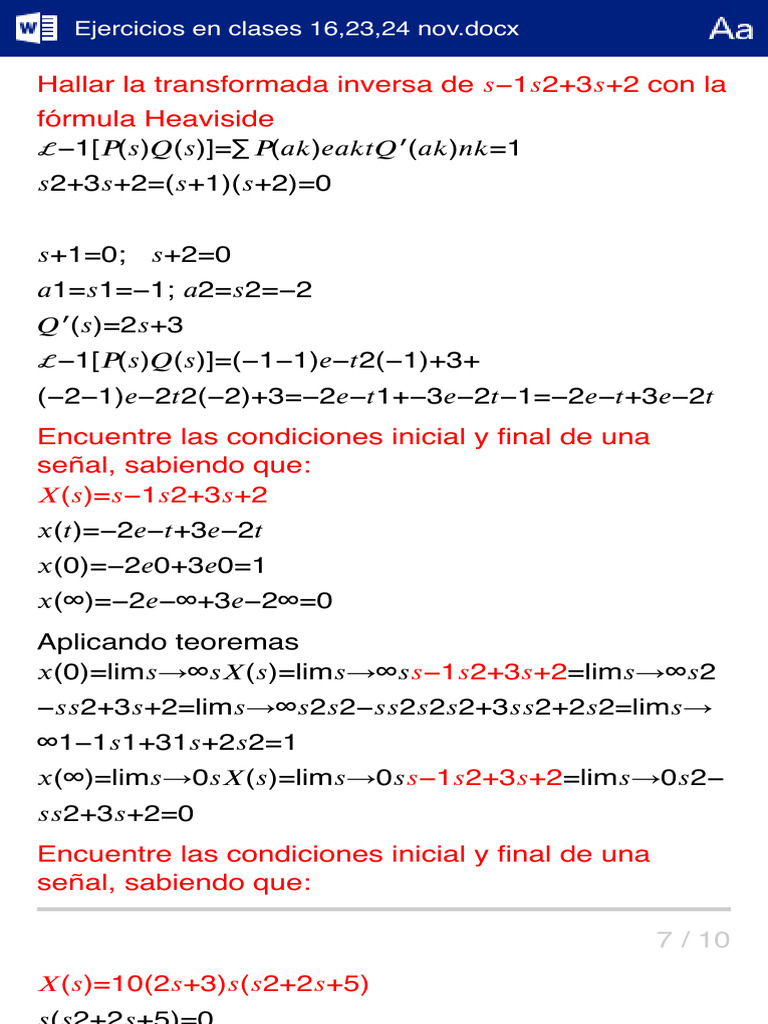 Ejercicios en Clases 16,23,24 Nov | PDF
