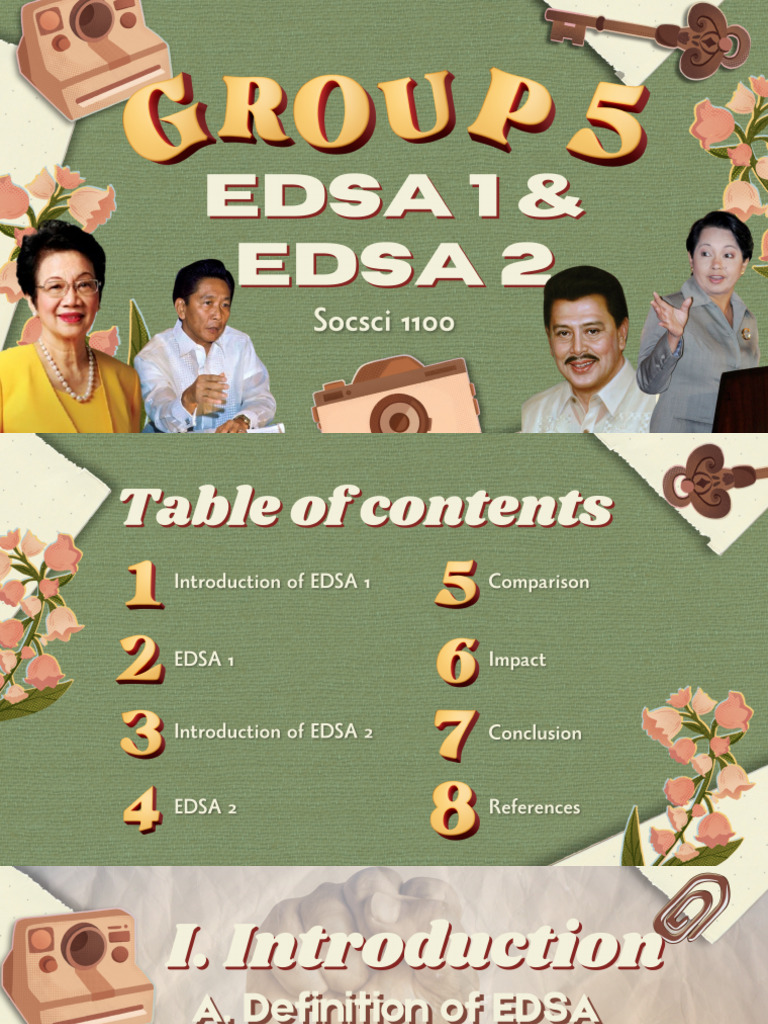 EDSA 1 & 2 Revolution | PDF