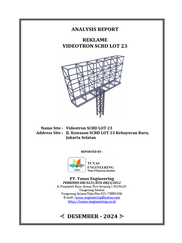 Report Videotron SCBD Lot 23 - 04122024 - Rev01 | PDF