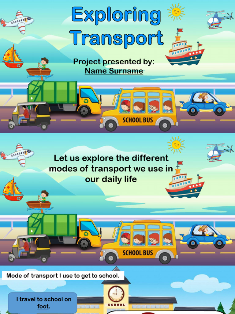 Modes of Transport - SAMPLE | PDF