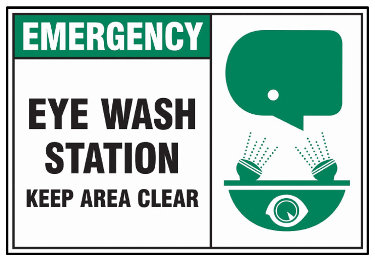 HSE_SIGNAGE__Eye wash | PDF