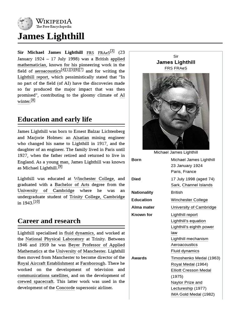 James_Lighthill | PDF