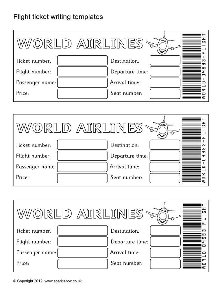 boarding pass writing | PDF