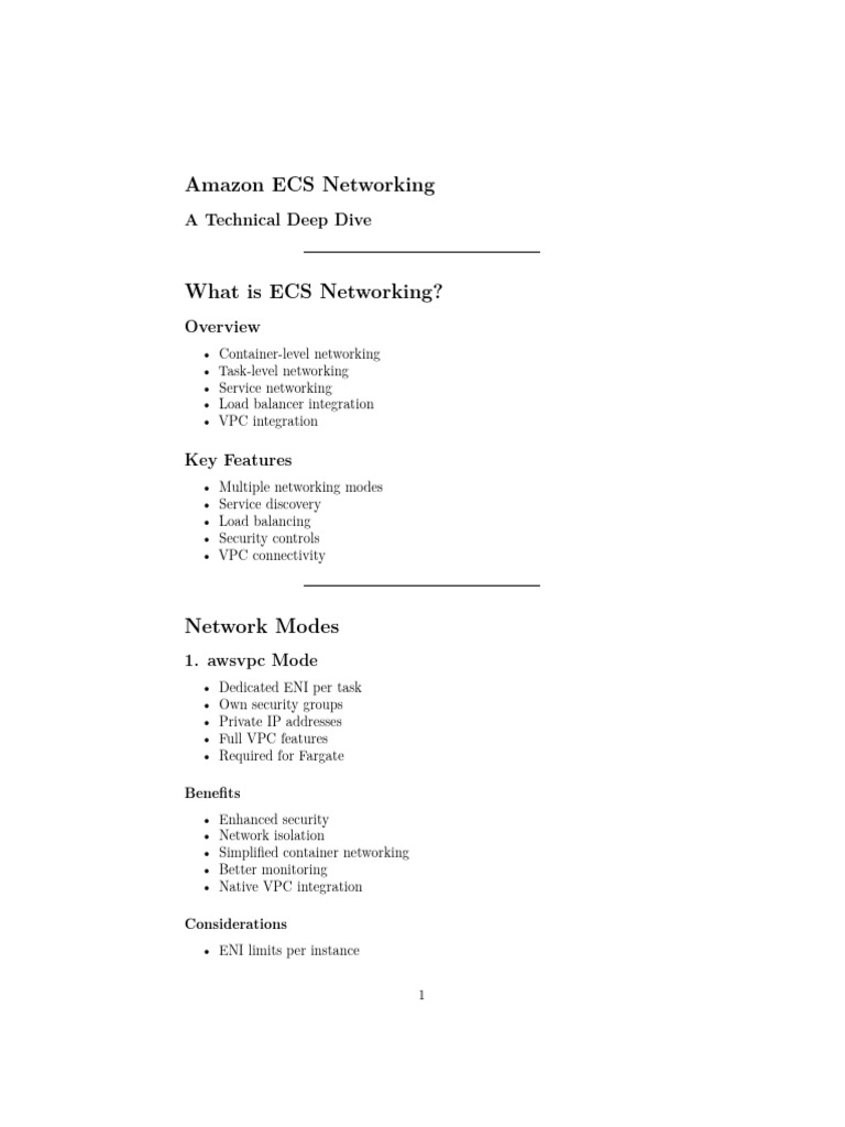 ecs-networking-presentation | PDF | Computer Network | Load Balancing ... ecs-networking-presentation | PDF | Computer Network | Load Balancing ...