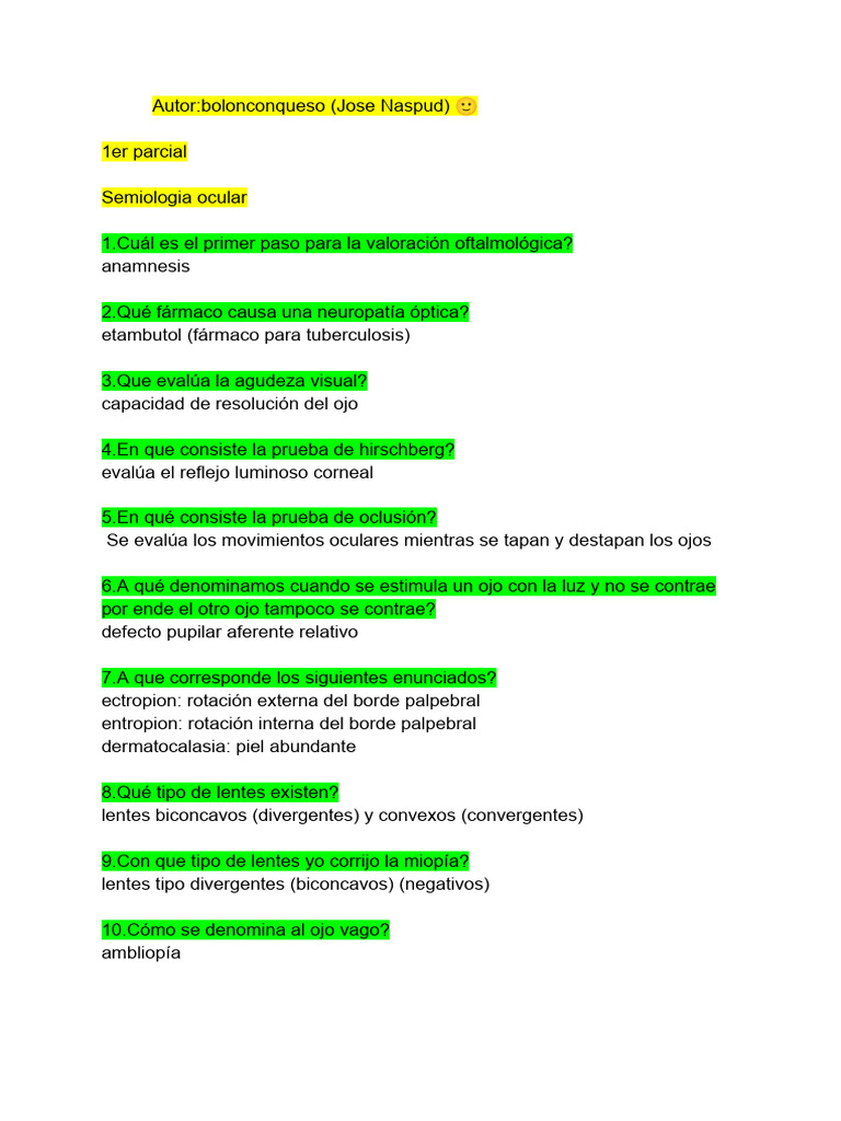 B.Q ? | PDF | Glaucoma | Ojo humano