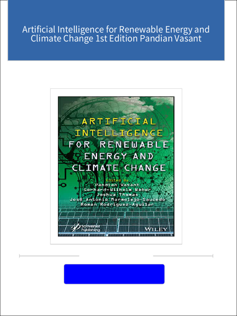Instant download Artificial Intelligence for Renewable Energy and ... Instant download Artificial Intelligence for Renewable Energy and ...
