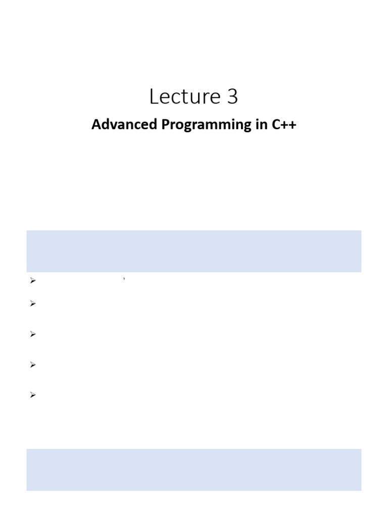 Lecture 1‏ Pdf Object Oriented Programming Programming Paradigms