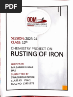 Rusting of Iron - Project | PDF | Rust | Iron