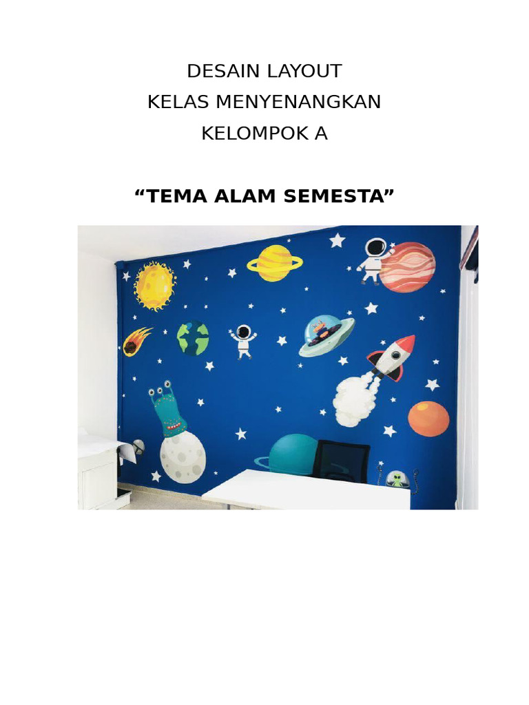 Desain Layout Dekor Kelas A | PDF