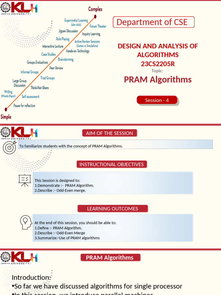 4 Pram Algorithms | PDF | Parallel Computing | Algorithms