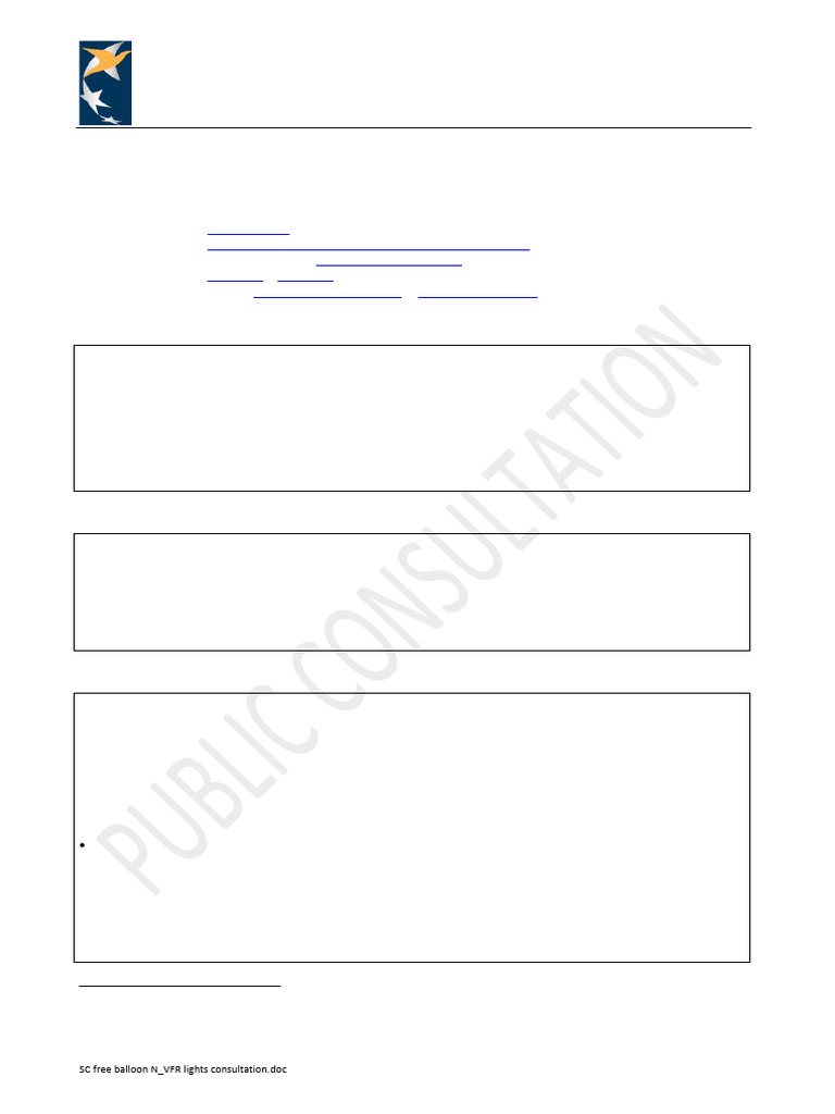 SC Free Balloon N - VFR Lights Consultation | PDF | Visual Flight Rules ...