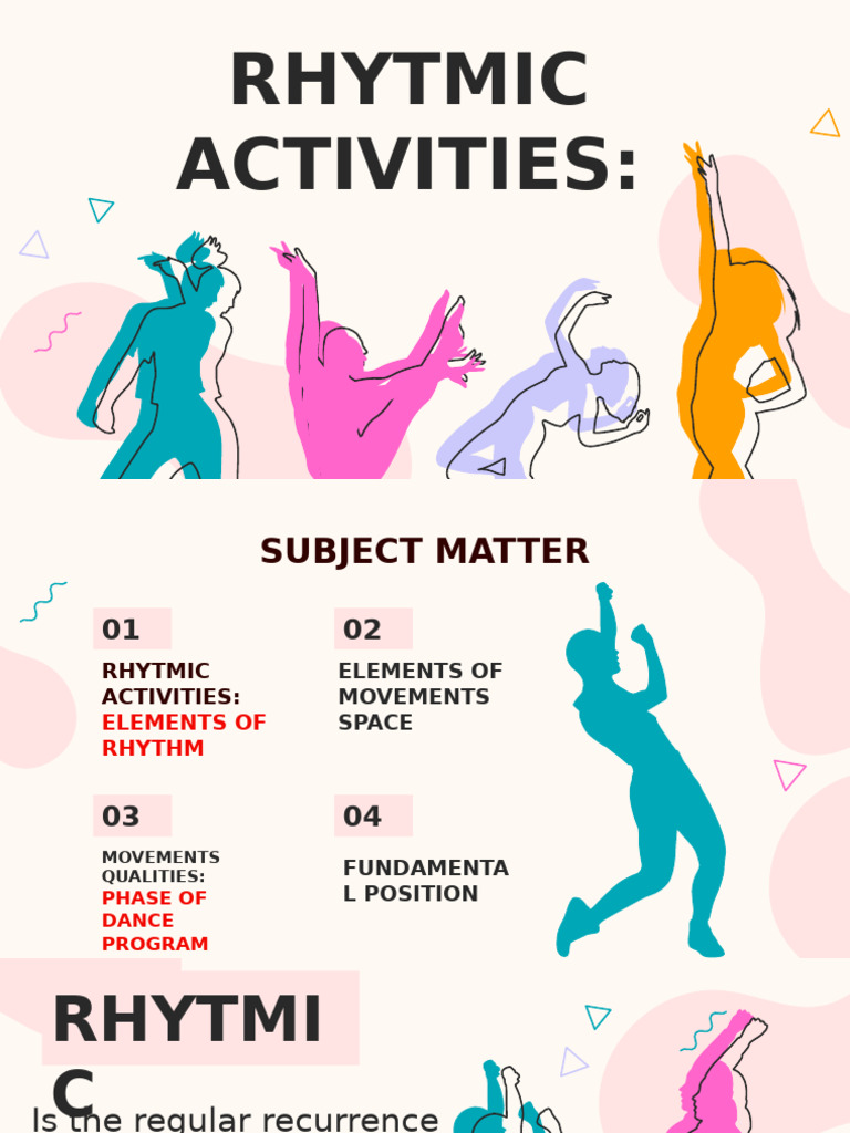 Understanding Rhythmic Dance Activities | PDF | Dances | Rhythm