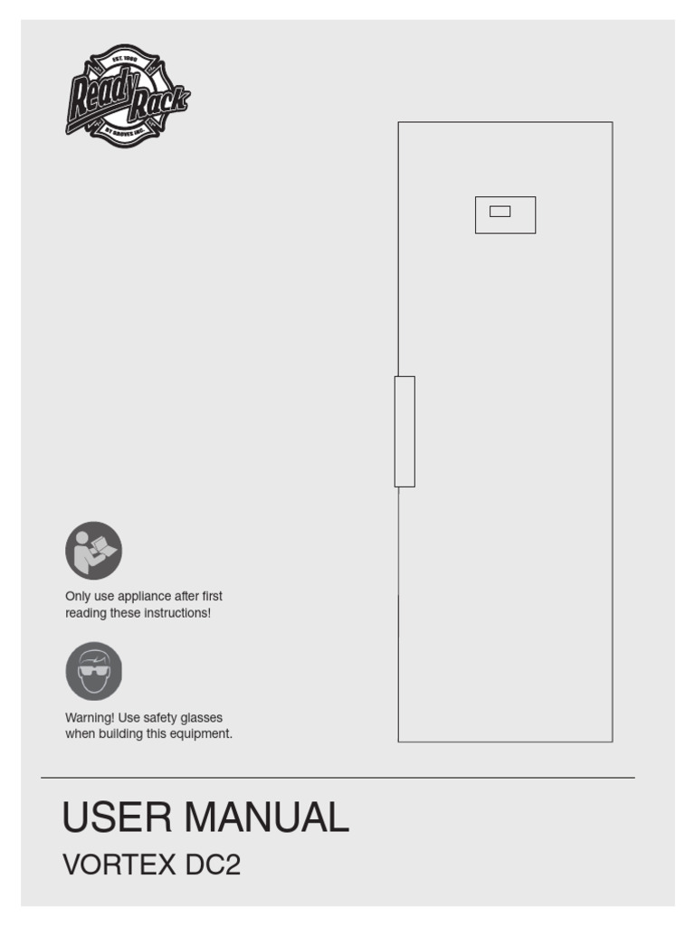 Vortex DC2 User Manual | PDF | Duct (Flow) | Cabinetry
