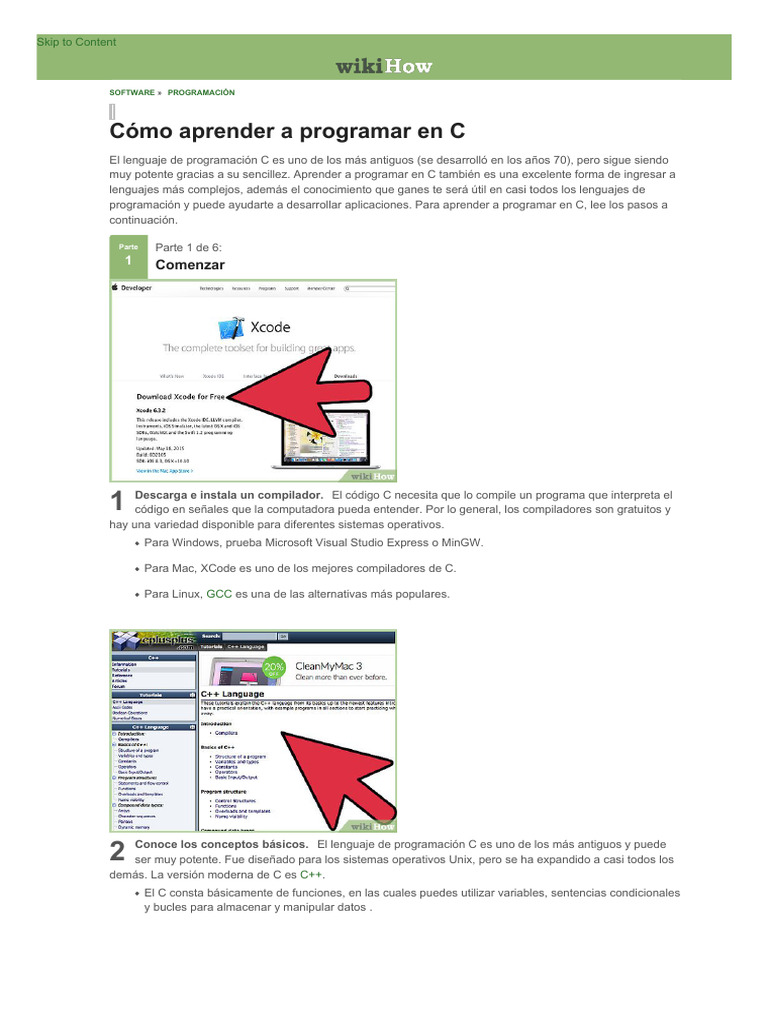 aprender a programar en C. | PDF | Programación | Programa de computadora