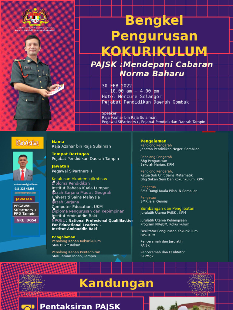 1 Slide Taklimat Pajsk Ppd Jempol Jelebu | PDF