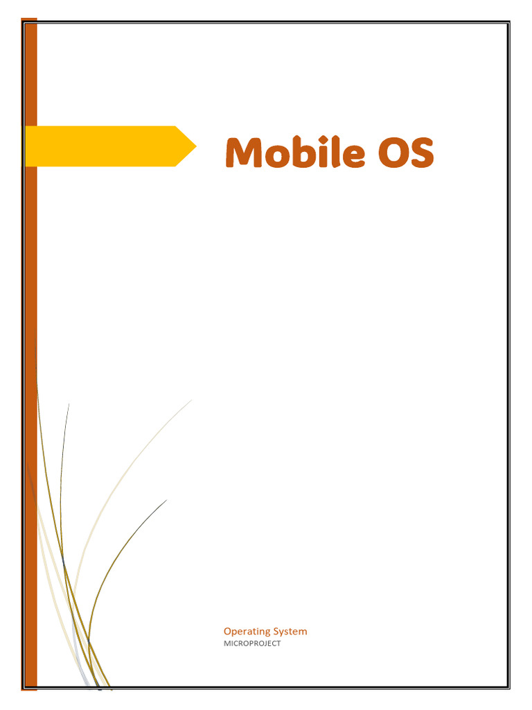 OSY M | PDF | Ios | Android (Operating System)