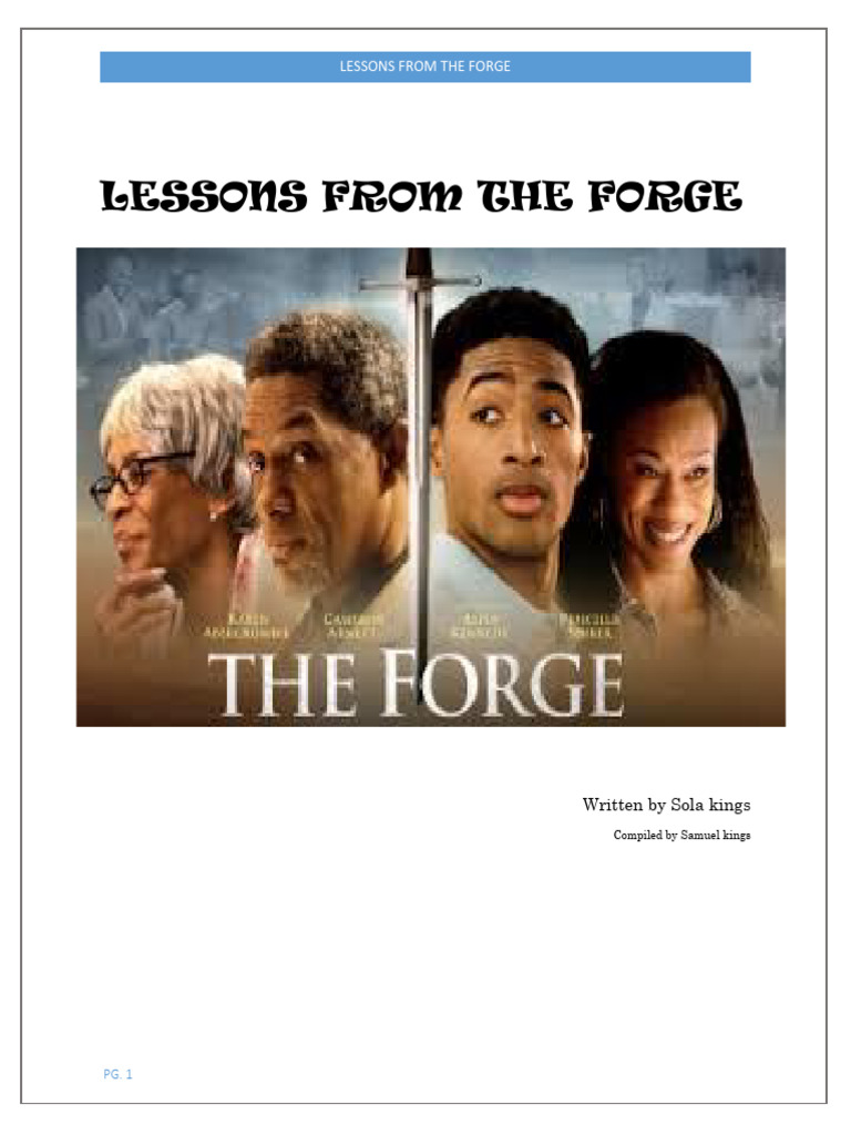 THE FORGE | PDF | Disciple (Christianity) | Jesus