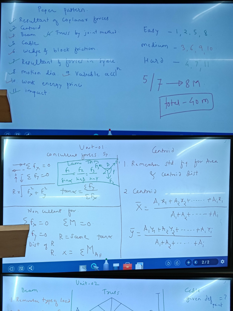 Mechanics Paper Pattern | PDF