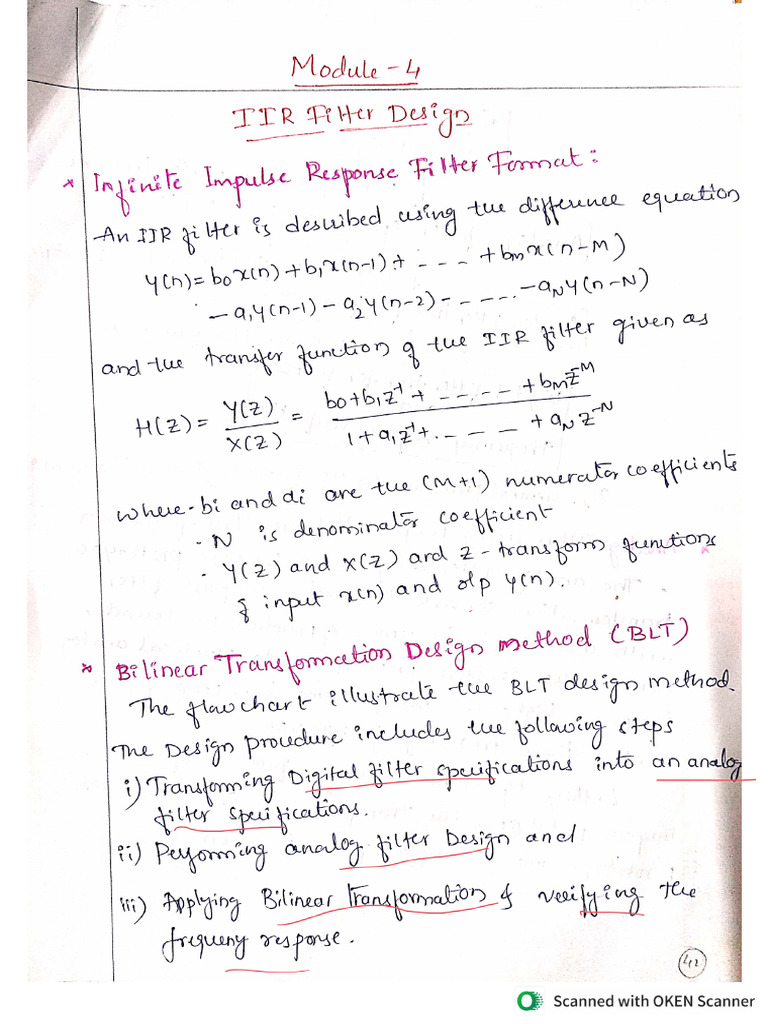 IIR Filters Modul | PDF