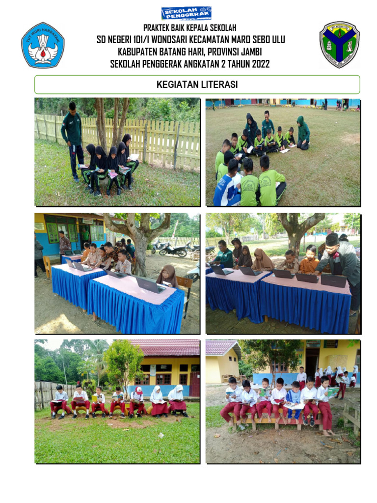 Praktik Baik Kepala Sekolah SD 101/I | PDF