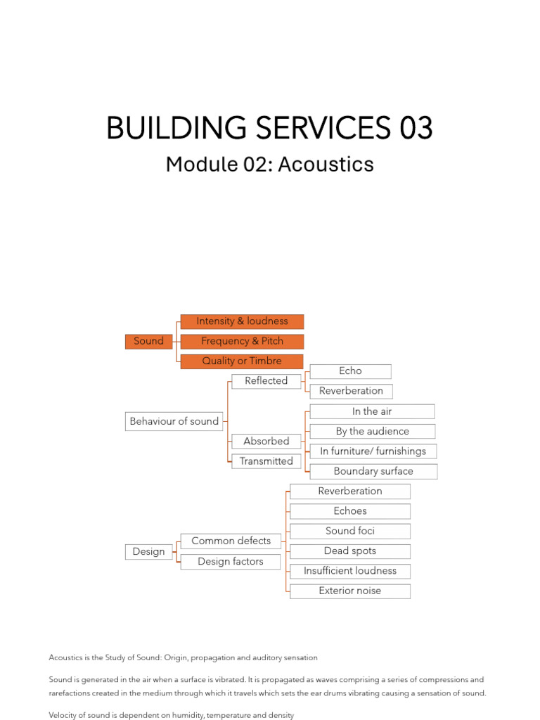 Module 02_ Acoustics | PDF | Sound | Pitch (Music)