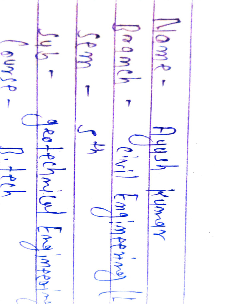 Geotechnical Engineering Assignment 1 | PDF