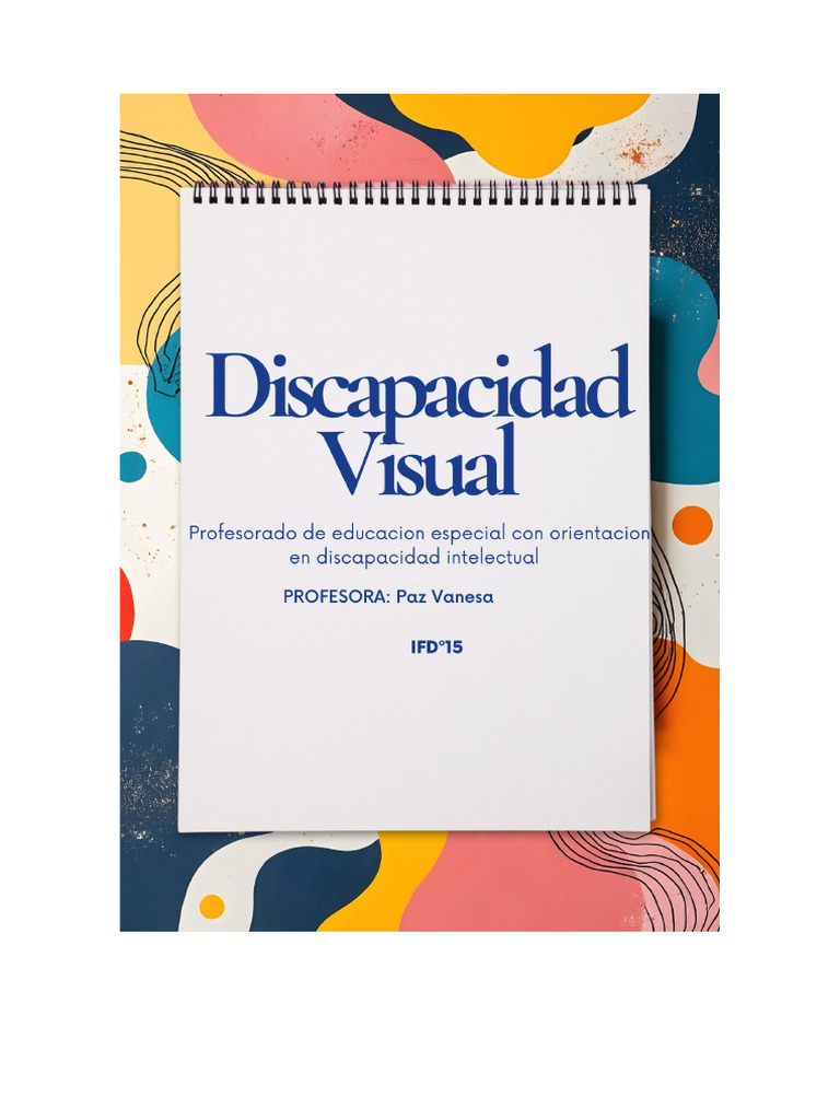 Discapacidad Visual | PDF | Percepción visual | Discapacidad visual