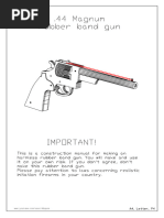Cardboard Rifle Full Template Fixed | PDF