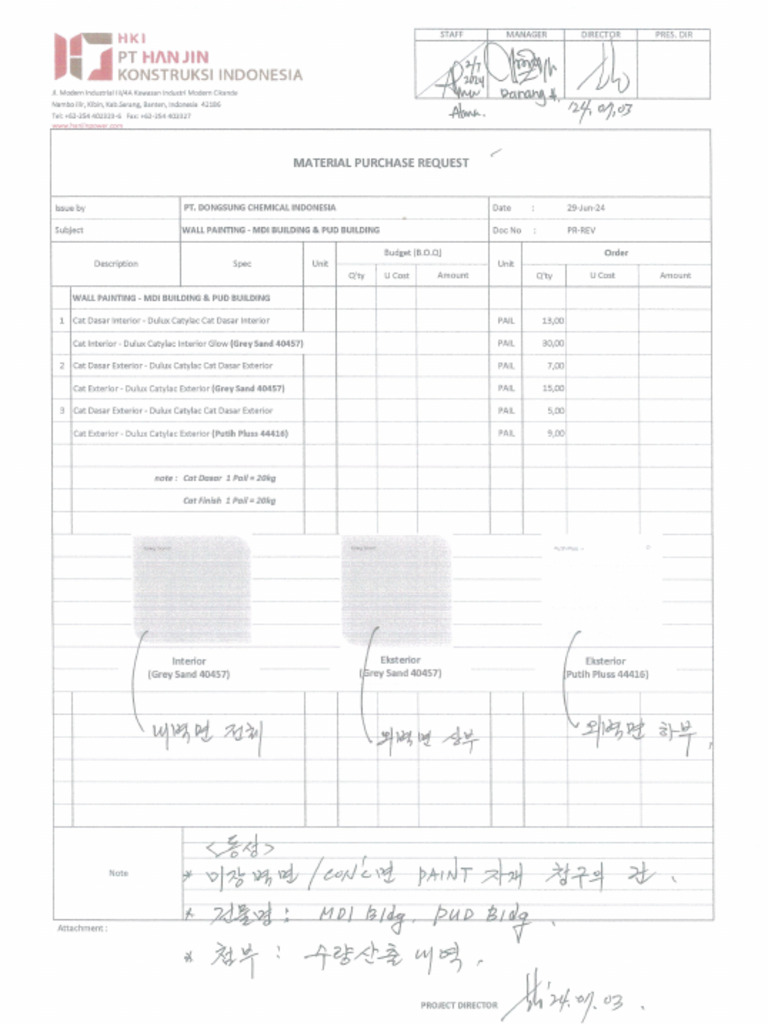 Pr Rev Cat Untuk Gd. Mdi & Pud | PDF