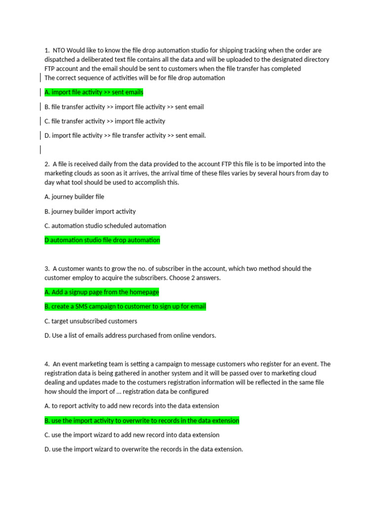 MC-Set-1 | PDF | File Transfer Protocol | Email Spam