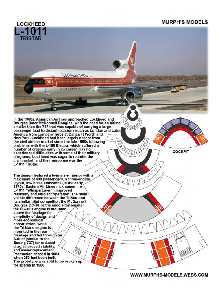 Lockheed L 1011 Tristar House Colors N1011 PDF | PDF