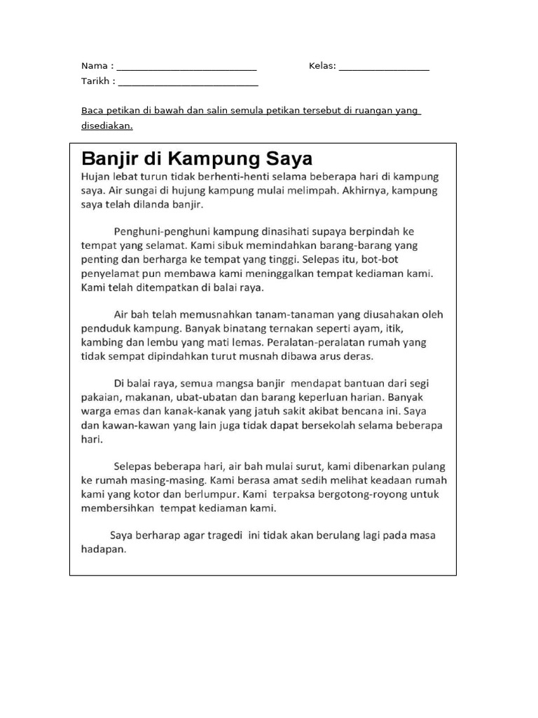 Contoh Petikan untuk Penulisan | PDF