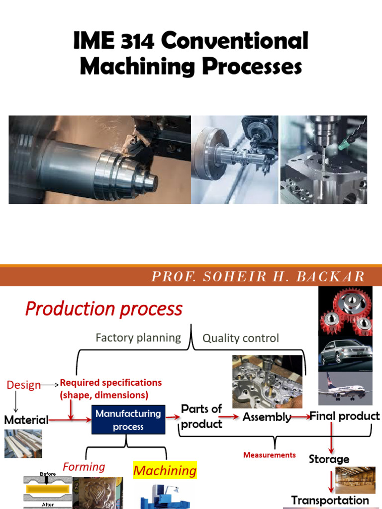 Introduction To Machining Processes | PDF | Machining | Mechanical ...
