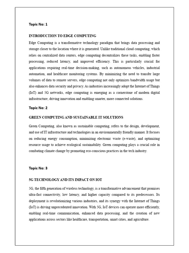 Seminar Topics | PDF