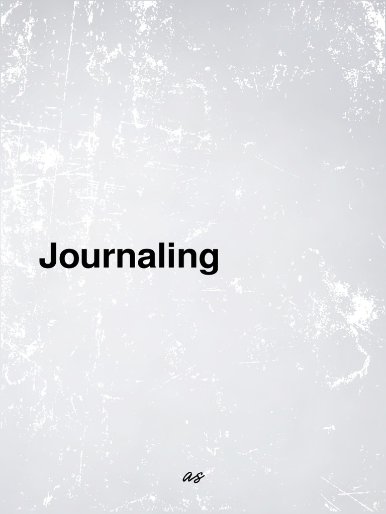 Journaling Methods For Beginners | PDF